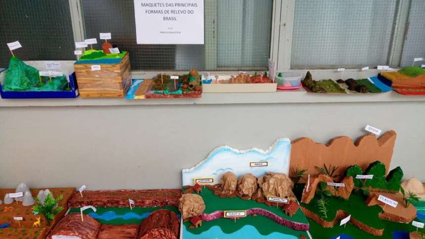 Maquetes de relevo. – Colégio São Francisco Xavier – Período Integral ...